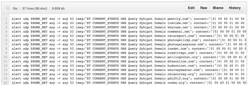 New Sykipot developments