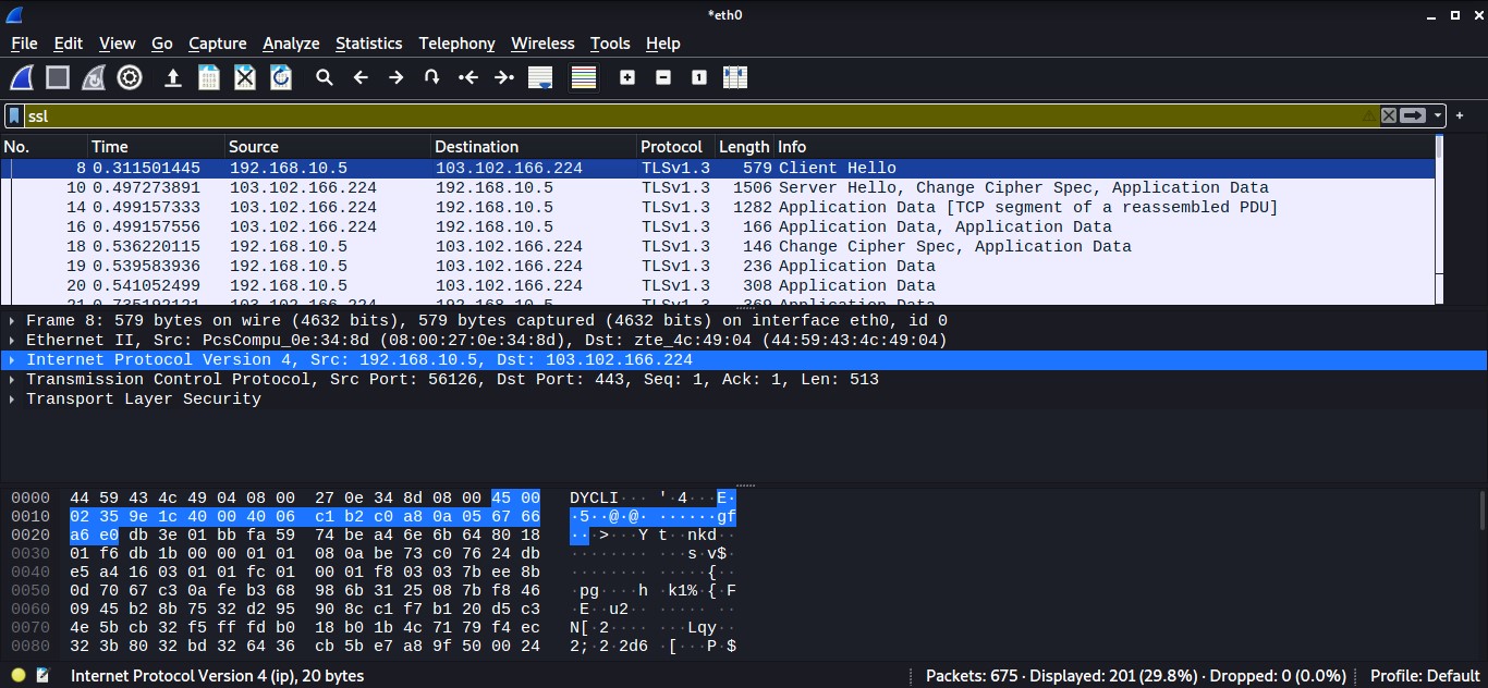 Network Traffic Analysis Using Wireshark